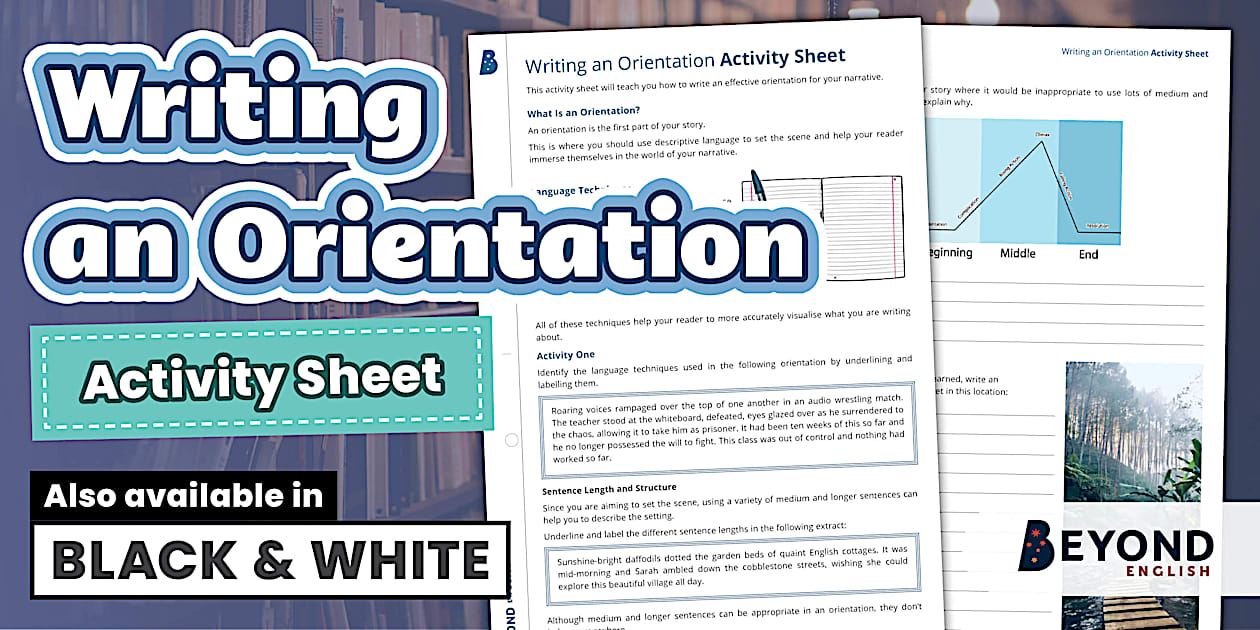 Writing an Orientation - Activities