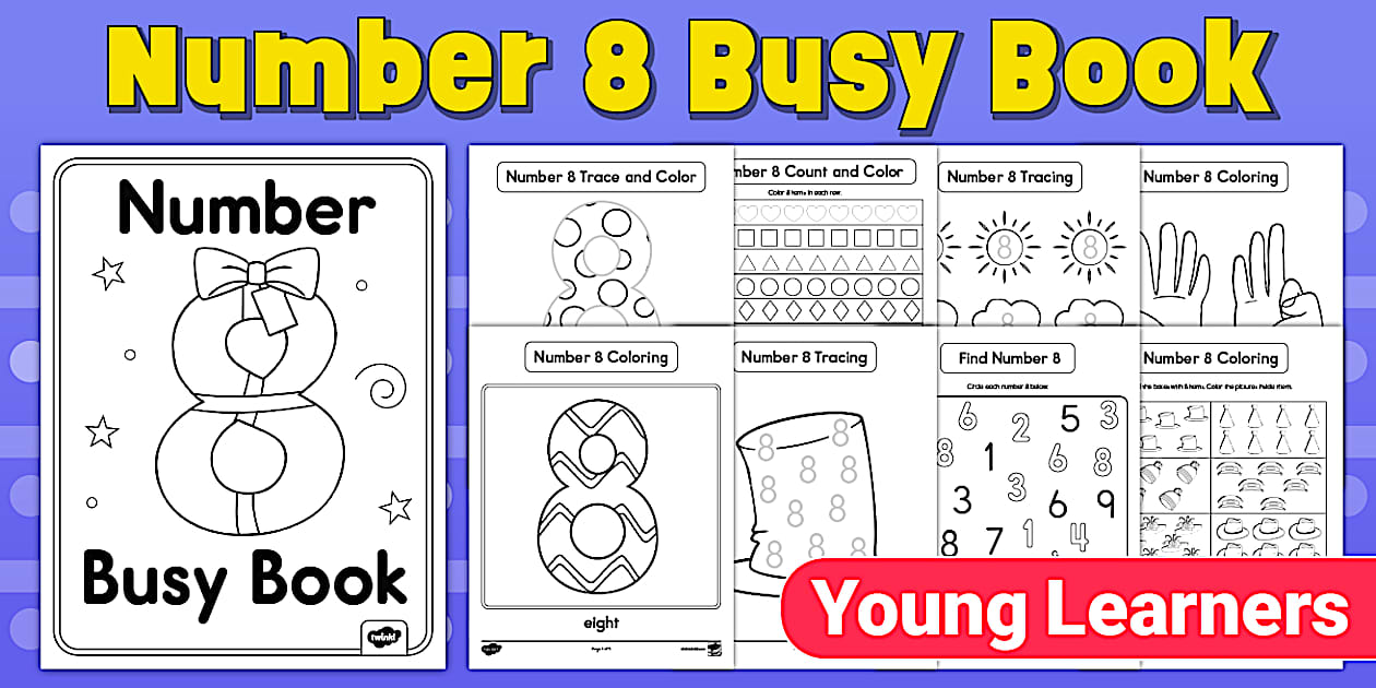 Number 8 Busy Book