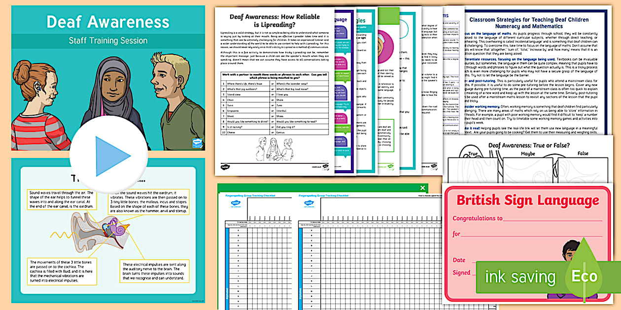 International Week of Deaf People Staff Awareness Resource Pack