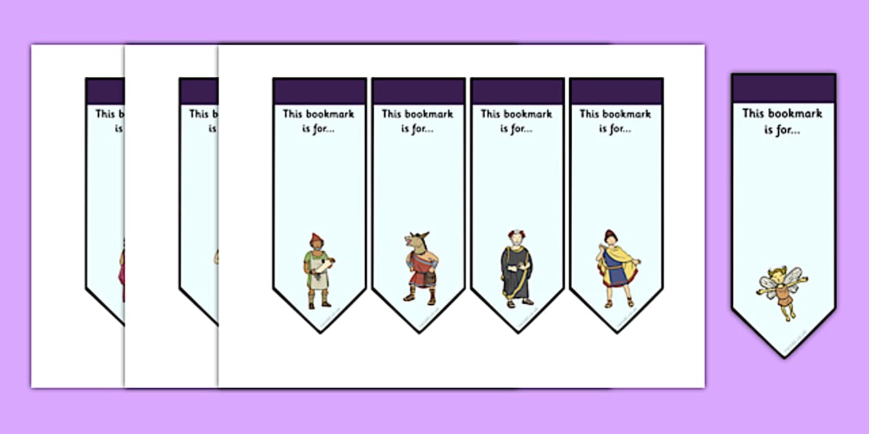 A Midsummer Night's Dream Bookmarks (teacher made) - Twinkl
