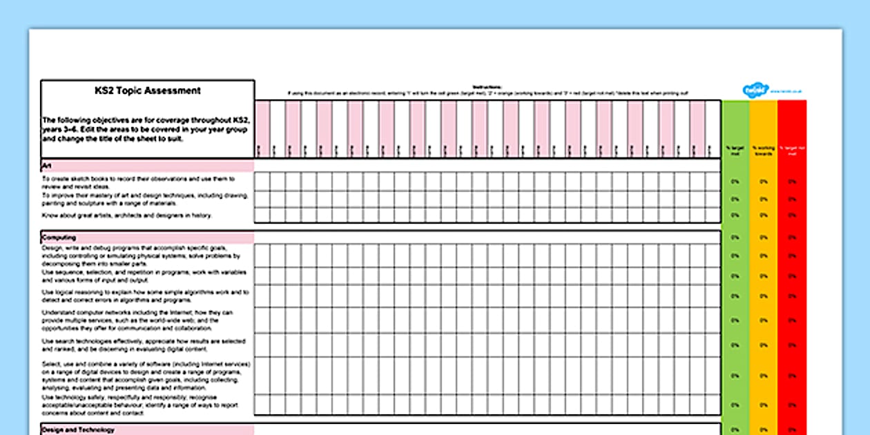 Pupil Progress Tracker Spreadsheet (teacher made) - Twinkl