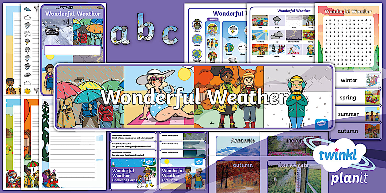 Geography: Wonderful Weather Year 1 Unit Additional Resources