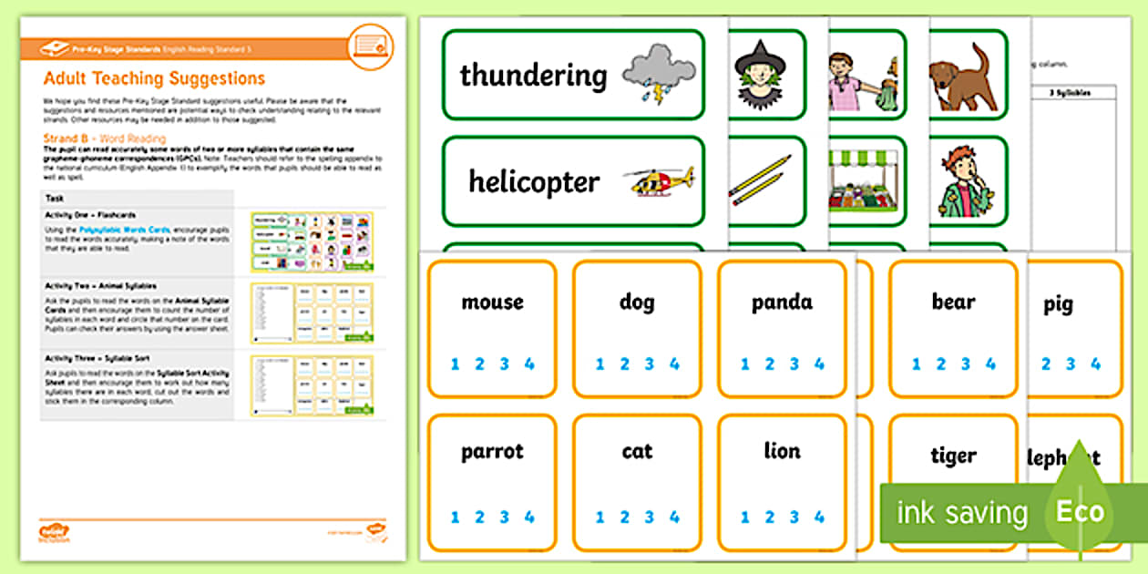 Pre-Key Stage Standards English Language Comprehension and Reading ...
