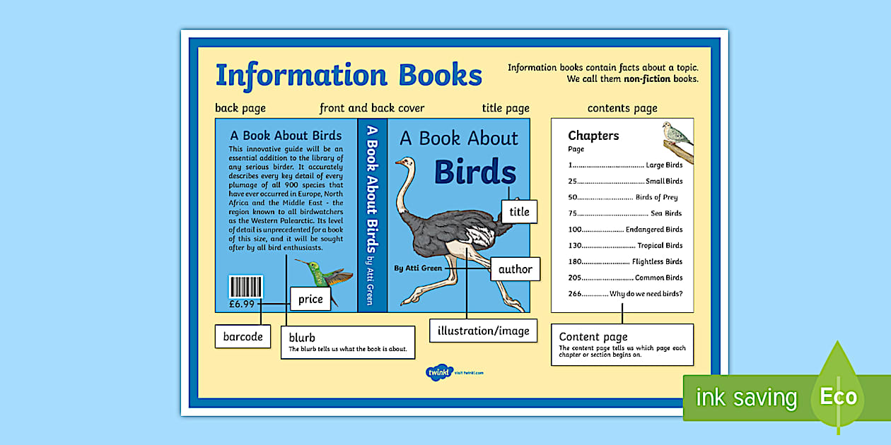 Information Book Display Poster (teacher made) - Twinkl