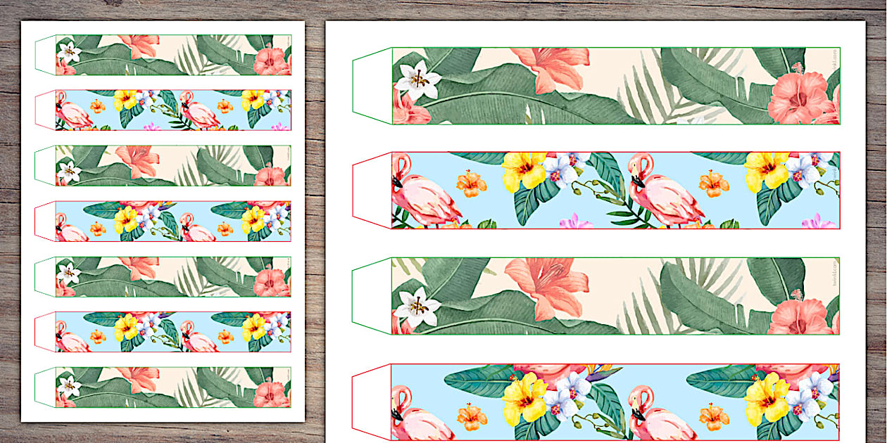Luau Paper Chains | Twinkl Party (teacher made) - Twinkl