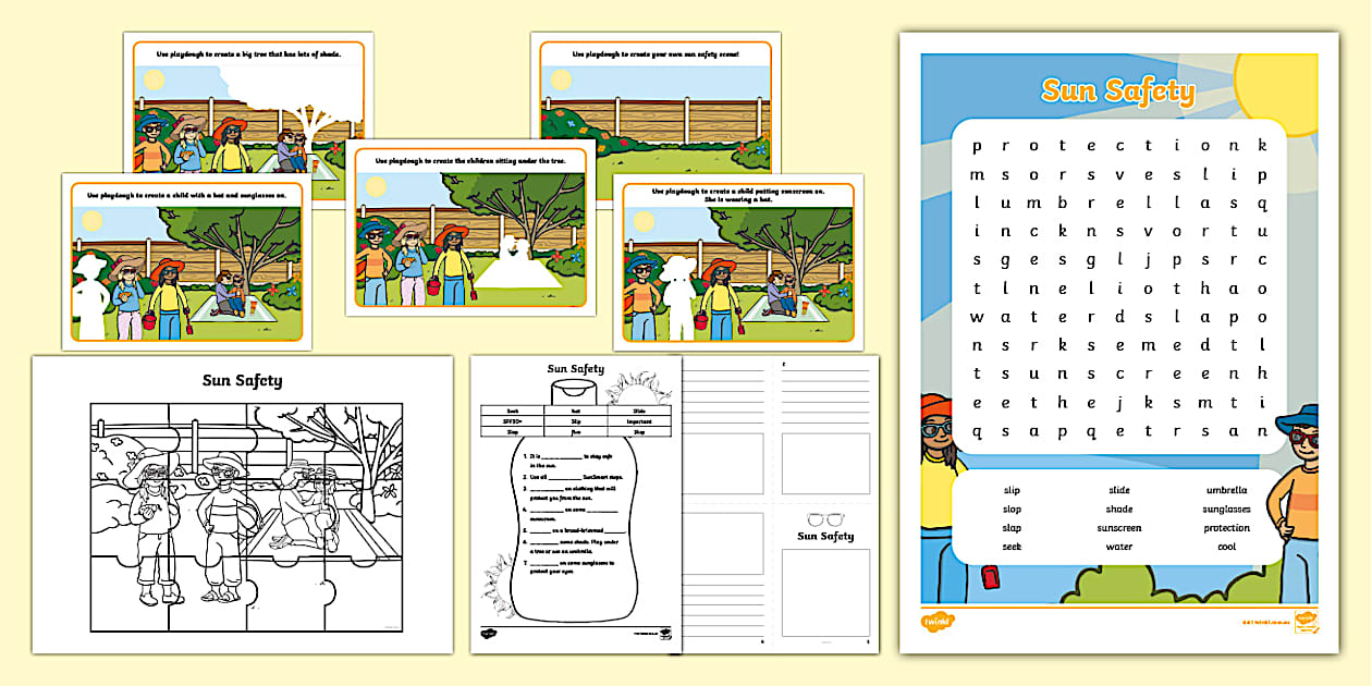 Sun Safety Lesson Plan | Teacher-made Activities | Twinkl