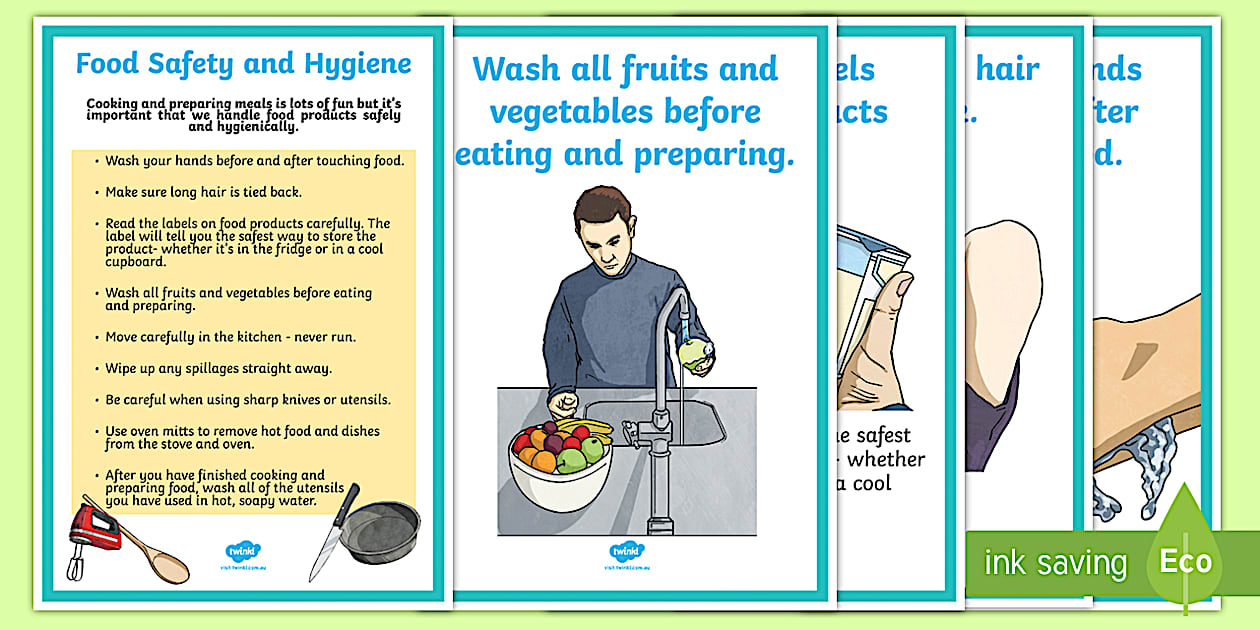 Food Hygiene Poster | Food Safety (teacher made) - Twinkl