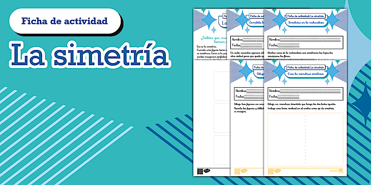 Ficha de actividad: La simetría