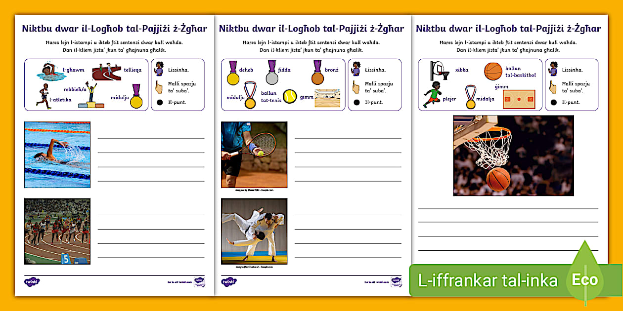 Attività tal-Kitba- Il-Logħob tal-Pajjiżi ż-Żgħar