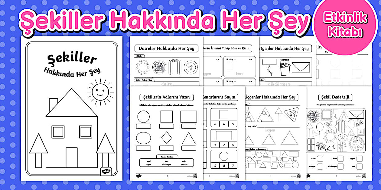 Şekiller Hakkında Her Şey | Etkinlik Kitabı