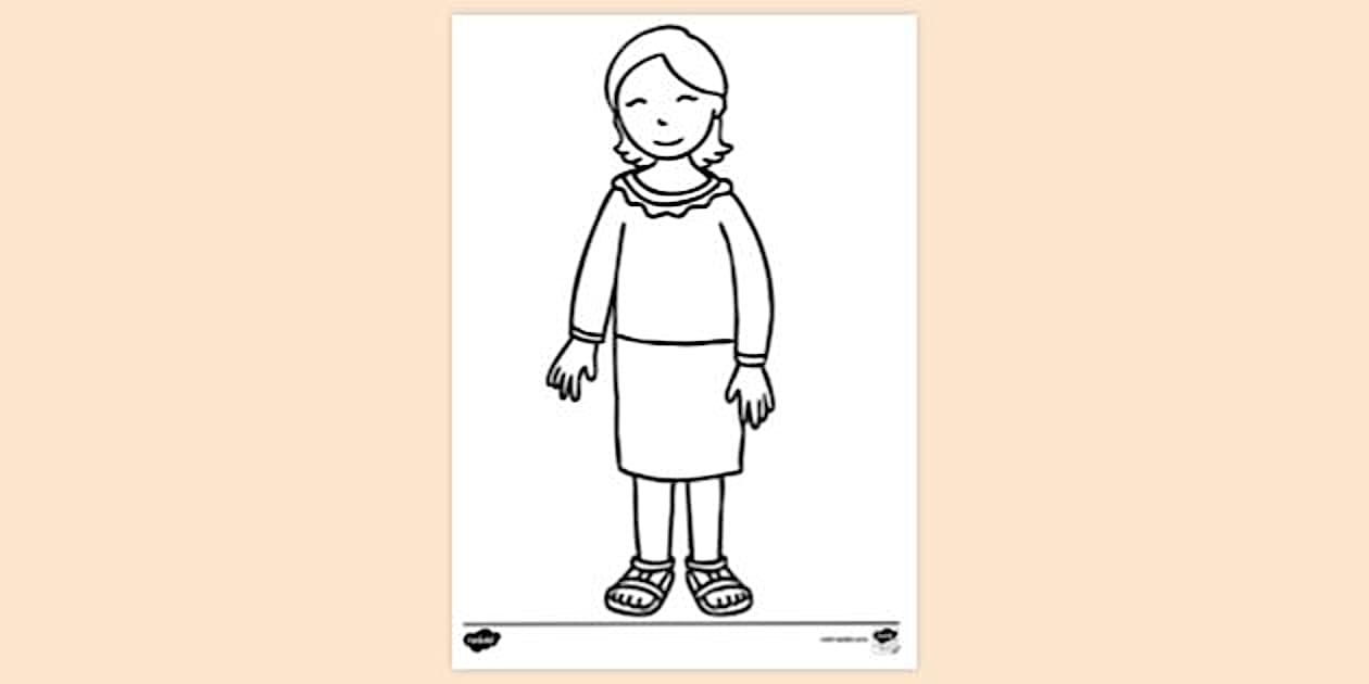 Mum Colouring Page | Colouring Sheets (teacher made)