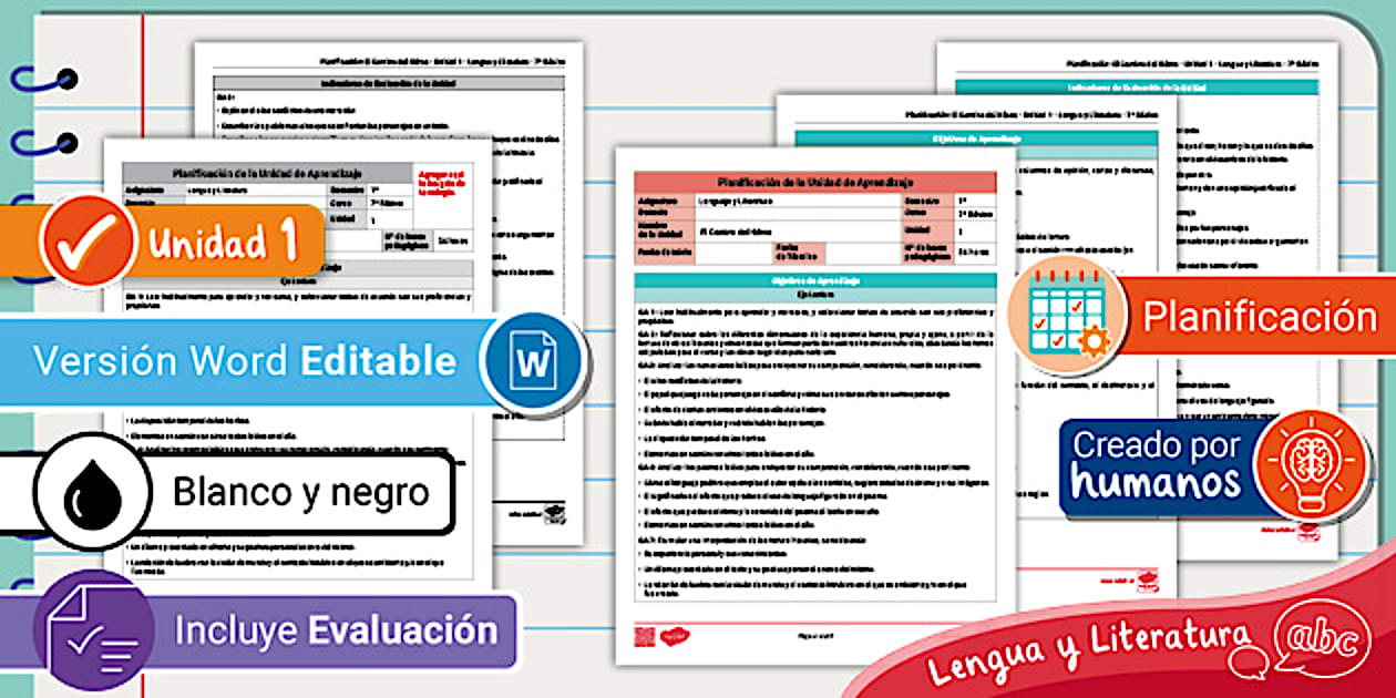 Planificación | Unidad 1 | Héroe | Lengua y Literatura | 7º