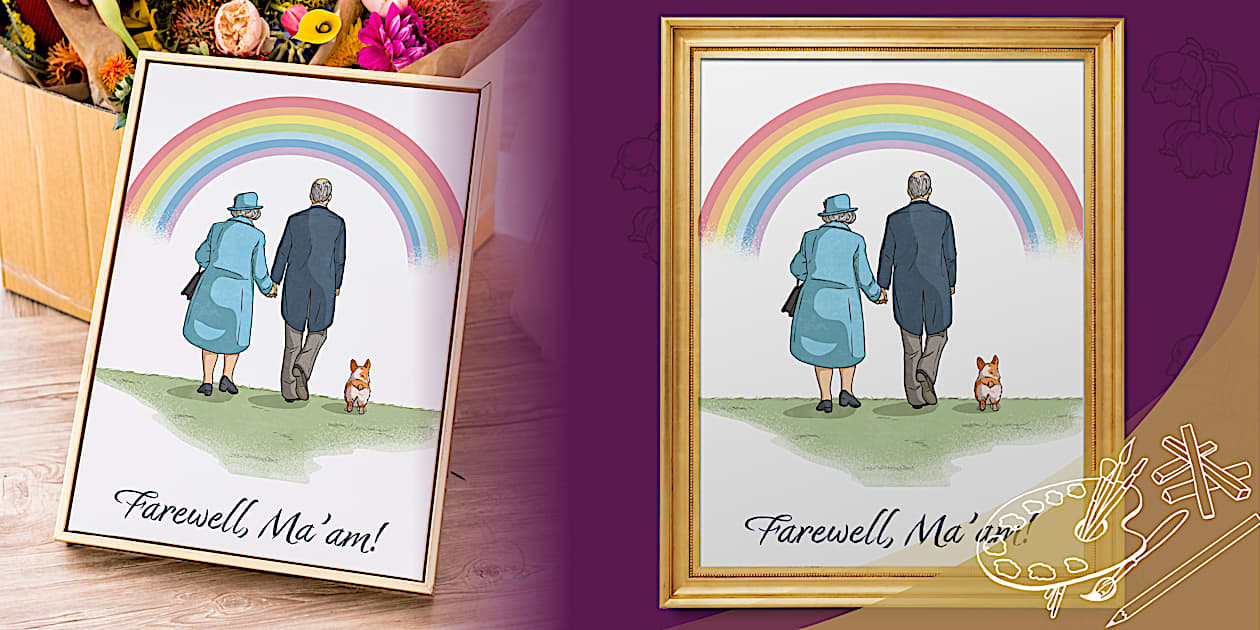 Saying Goodbye to The Queen Poster | Twinkl Art Gallery