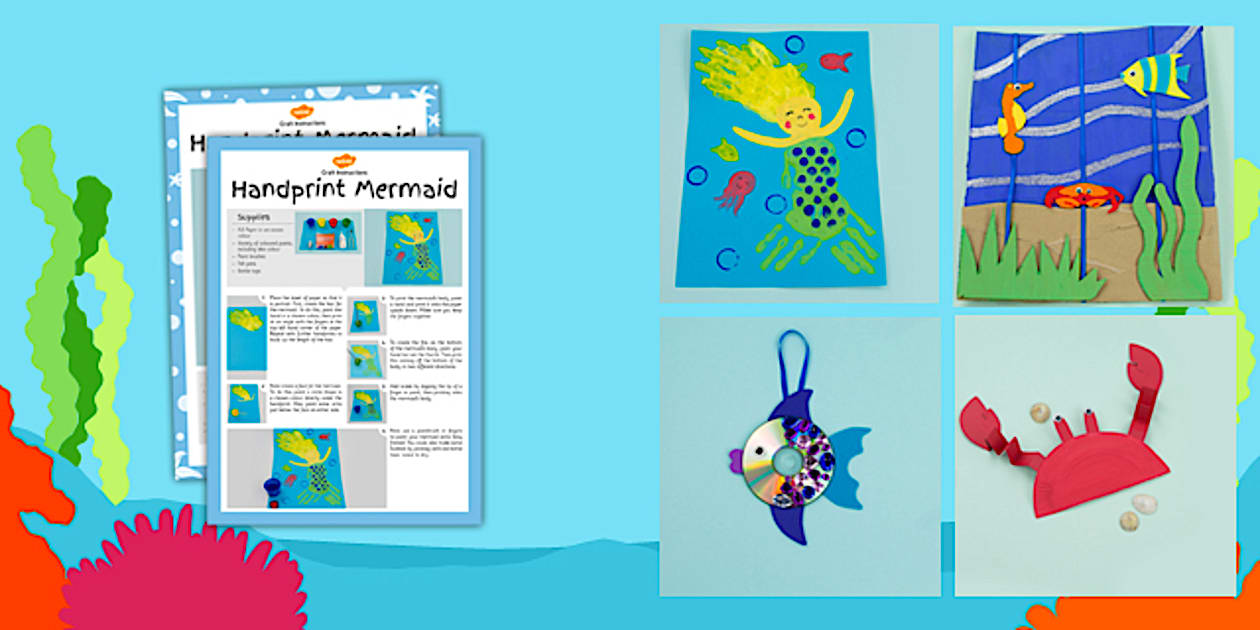 Under the Sea Art for Children | Ocean-Themed Craft Activity