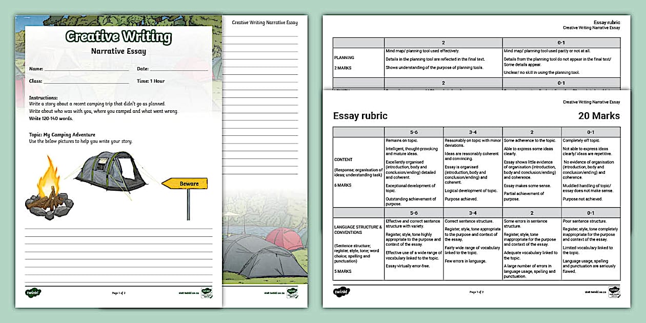 Creative Writing Task: Grade 5 (teacher made) - Twinkl