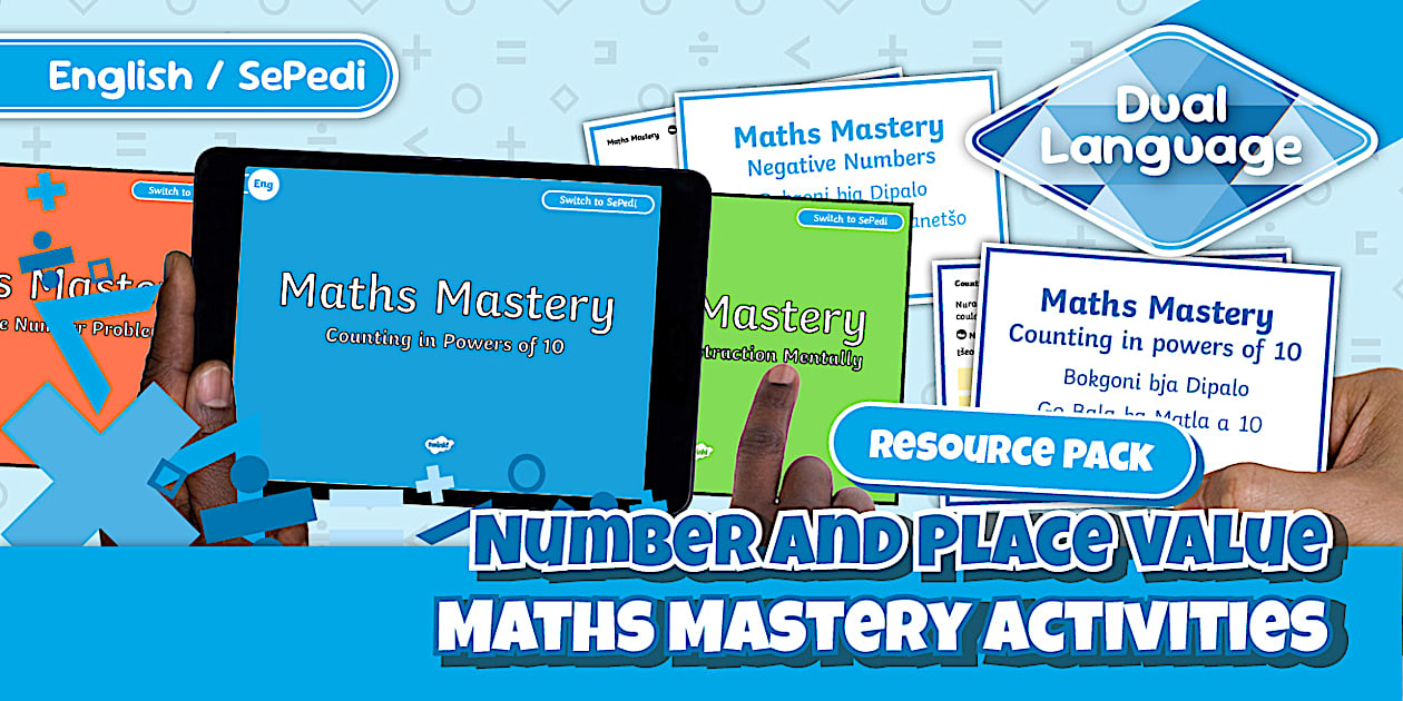 Grade 4 Maths Number & Place Value Pack Sepedi/English