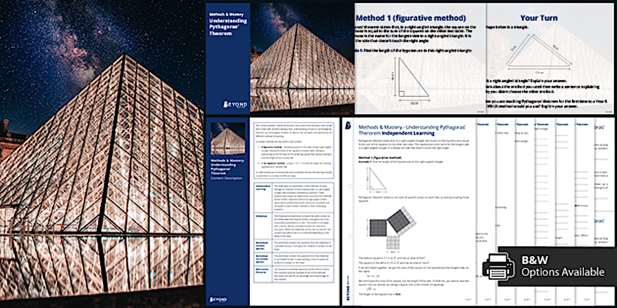 👉 Methods and Mastery - Understanding Pythagoras' Theorem