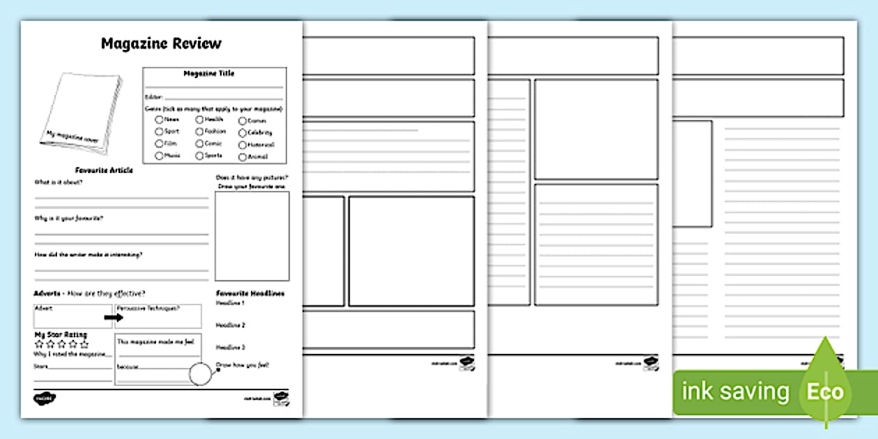 How to Write a Magazine Article Template – Free Resource
