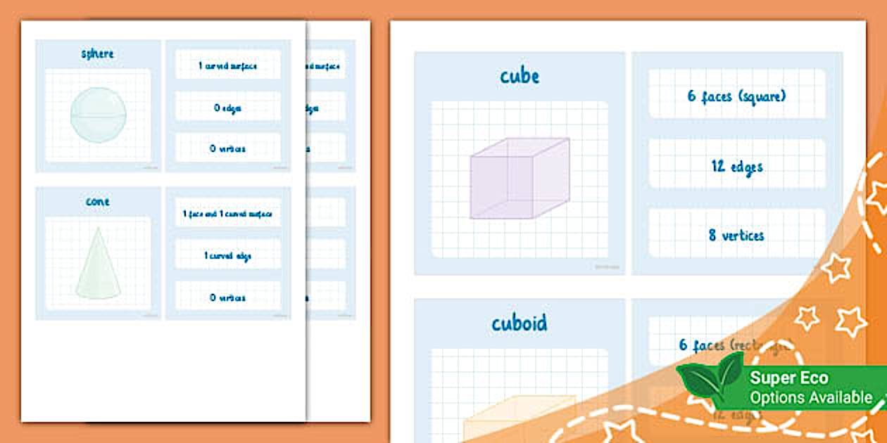 Properties of 3D Shapes Matching Game (Ages 5 - 11) - Twinkl