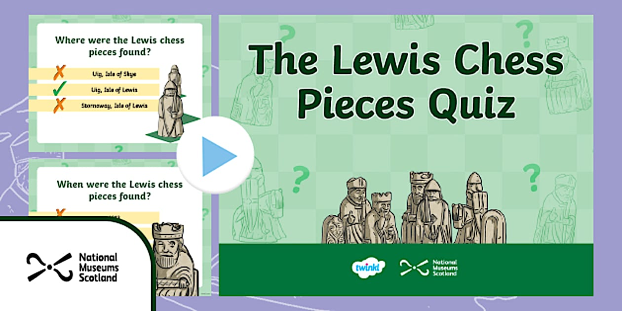FREE! - The Lewis Chess Pieces Quiz (l'enseignant a fait)