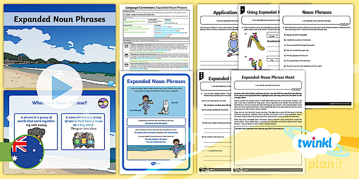 Year 2 Language Conventions Expanded Noun Phrases Lesson