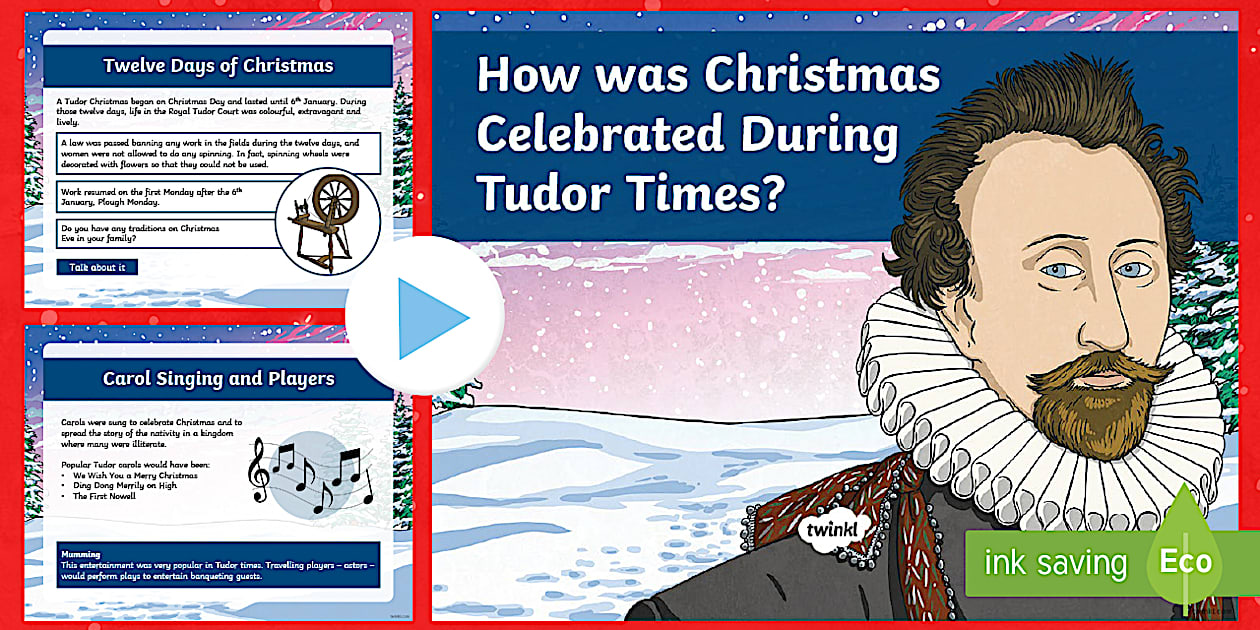 A Tudor Christmas PowerPoint | KS2 History (teacher made)