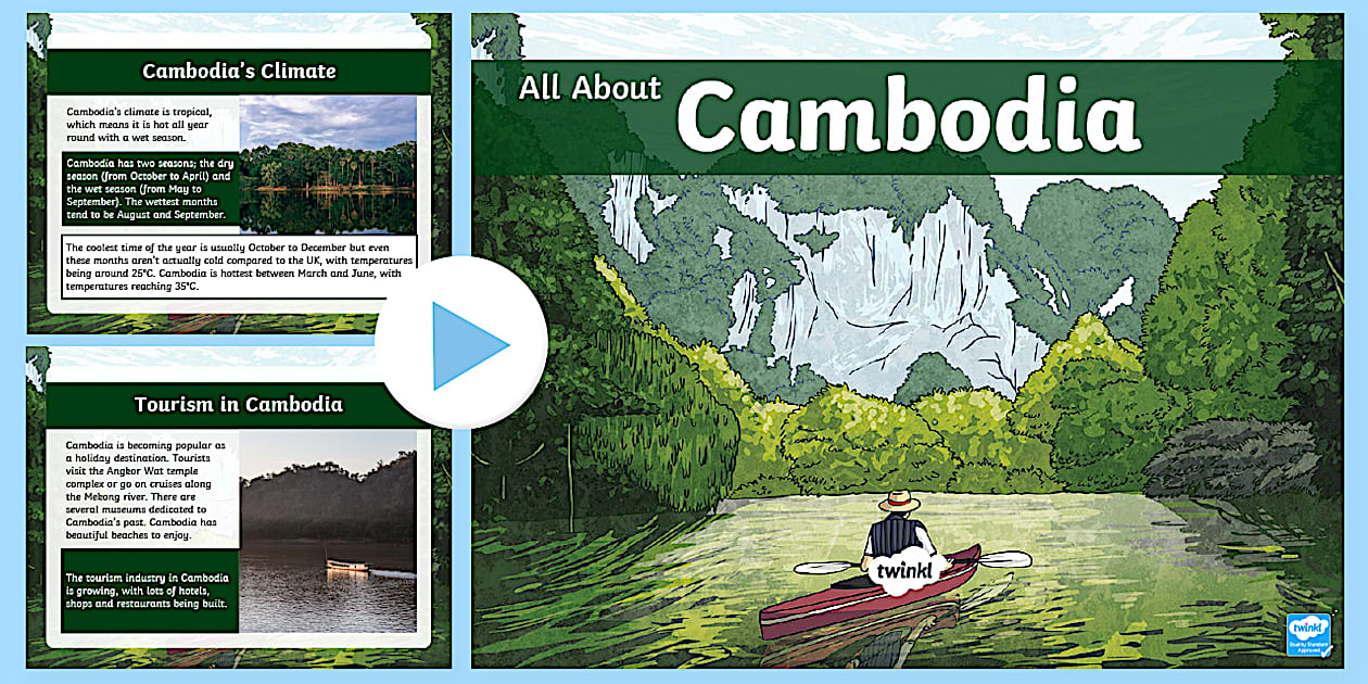 LKS2 All About Cambodia PowerPoint (Teacher-Made) - Twinkl
