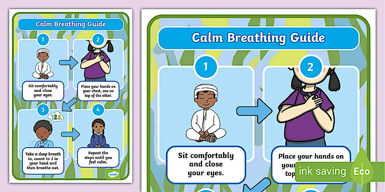 UAE Calm Breathing Guide (Teacher-Made) - Twinkl