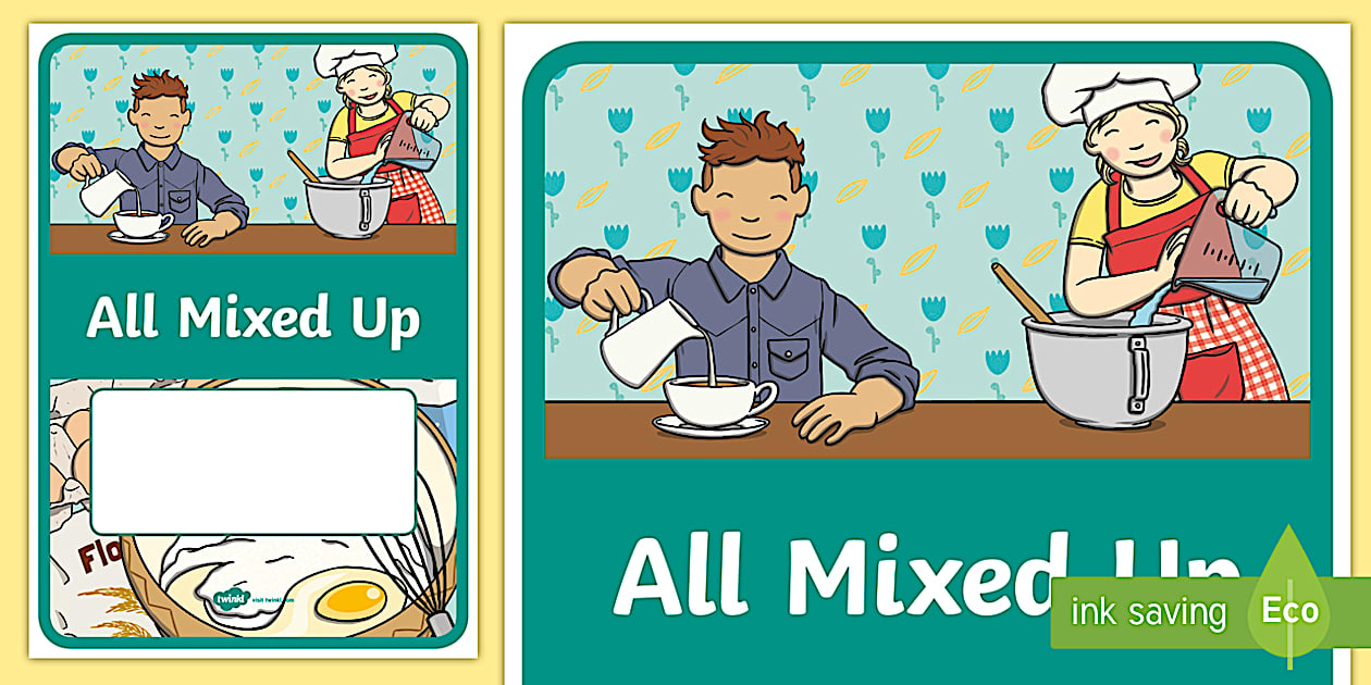 Editable Science All Mixed Up Book Cover (teacher made)