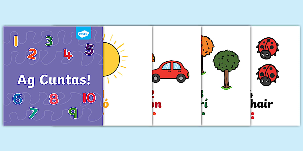 Ríomhleabhar - Bí ag Cuntas (Let's Count! eBook)