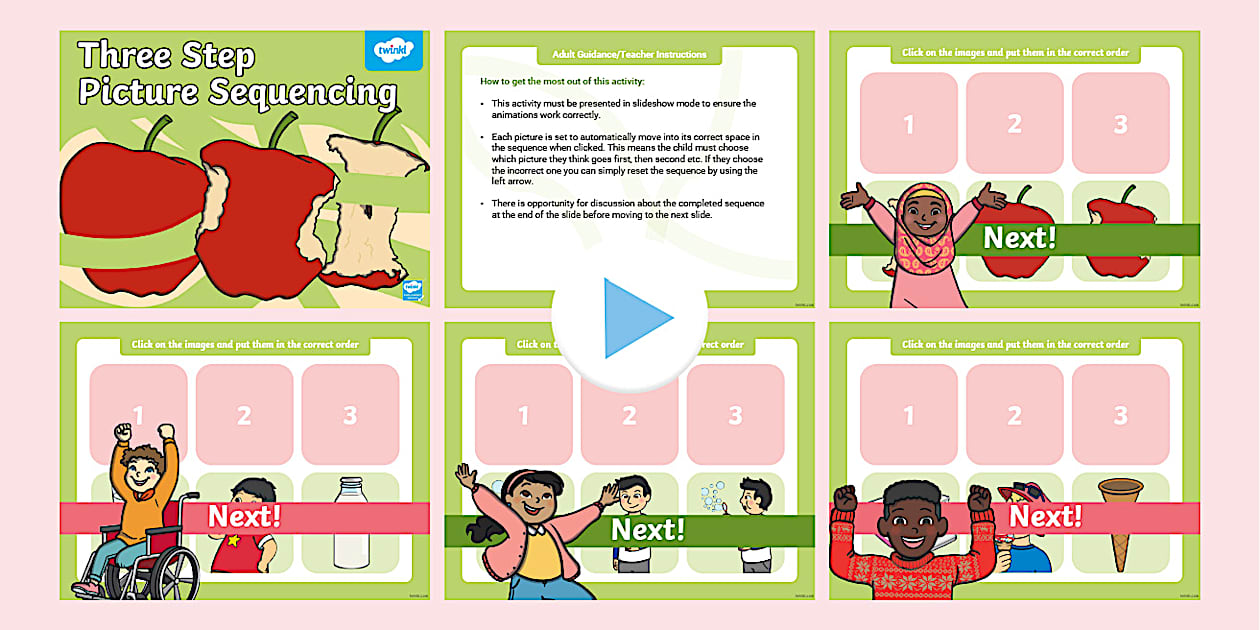 Sequencing Pictures - Speech Therapy (teacher made) - Twinkl