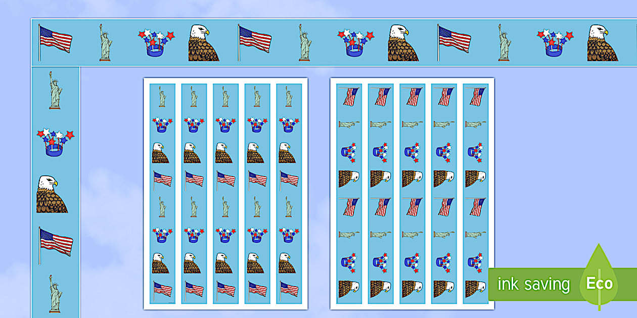 Inauguration Day Display Borders - KS1/2 Donald Trump Inauguration Day Jan