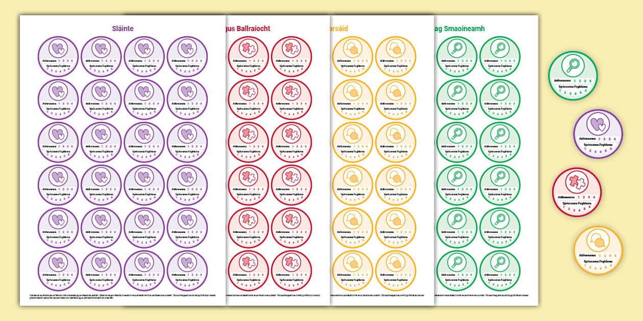 Greamáin (teacher made) - Twinkl