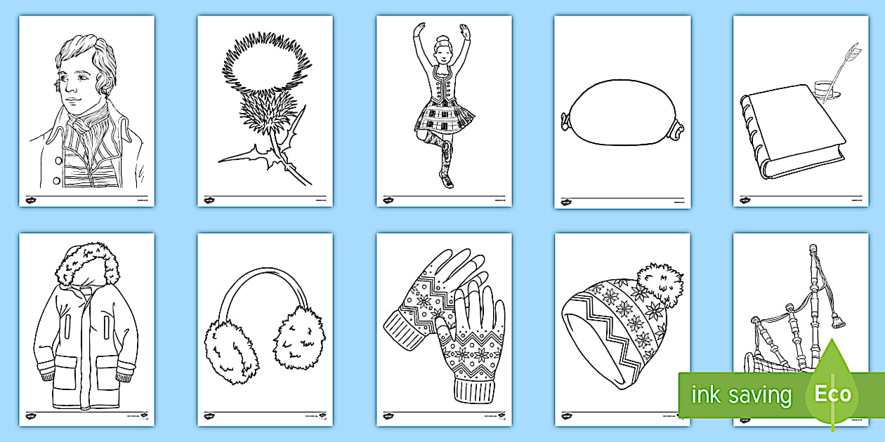 KS1 January Colouring Pages (teacher made) - Twinkl