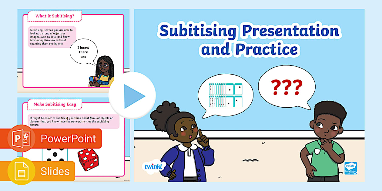 Subitising Presentation and Practice (teacher made) - Twinkl