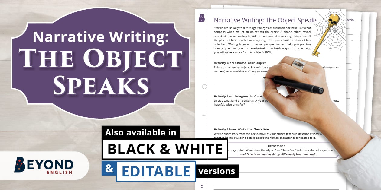 Narrative Writing: The Object Speaks - Activities