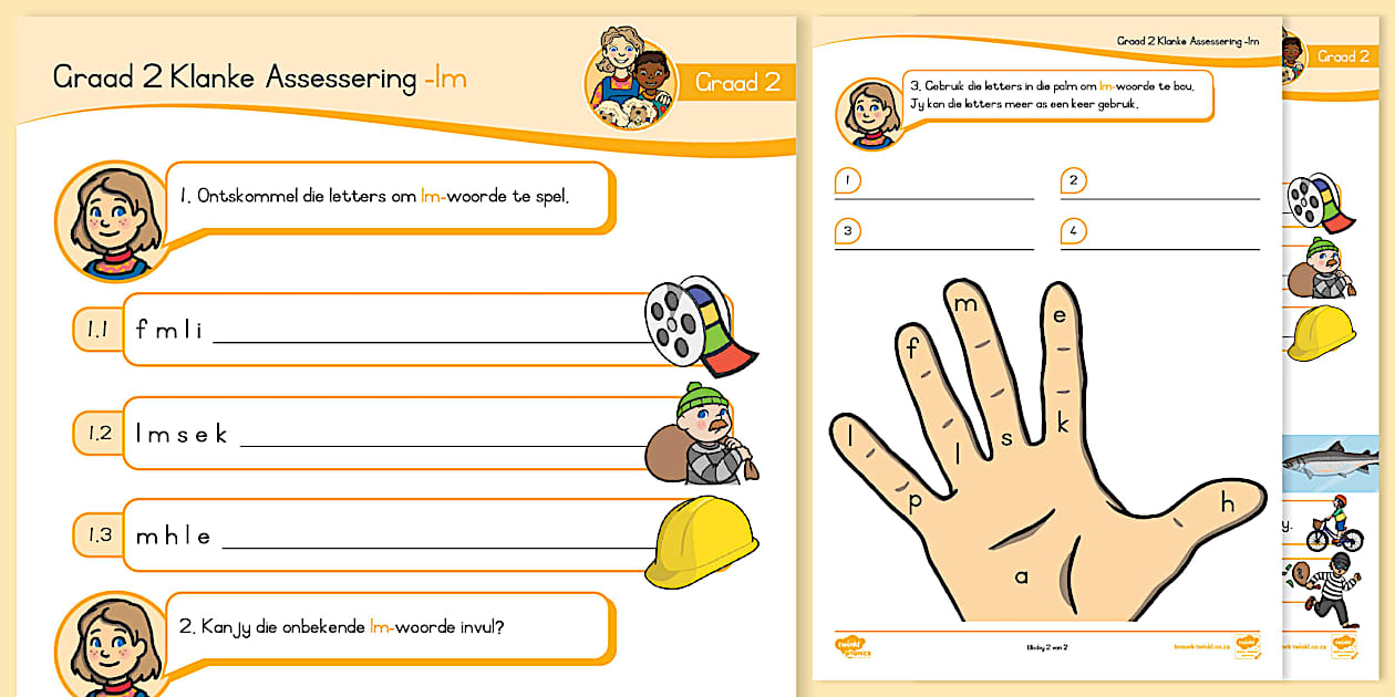 Graad 2 Klanke Assessering -lm (Hecho por educadores)