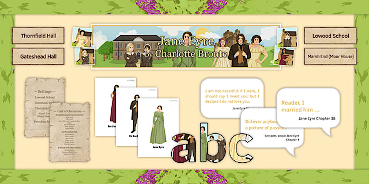 GCSE Jane Eyre Display Pack (teacher made) - Twinkl