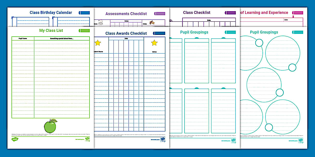 Early Years Editable Class Lists Resource Pack - Twinkl