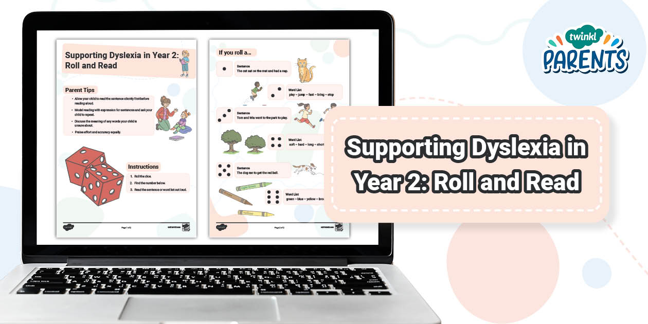 Supporting Dyslexia in Year 2: Roll and Read (teacher made)