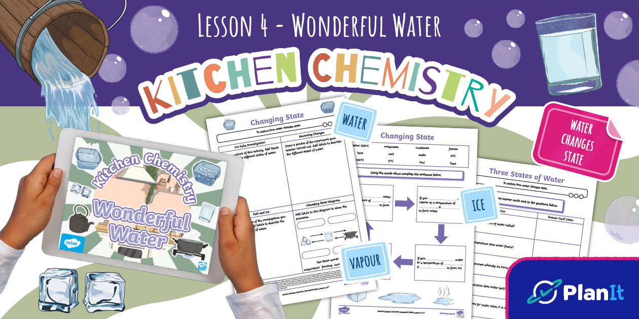 Year 5 Science Kitchen Chemistry Lesson 4 Wonderful Water