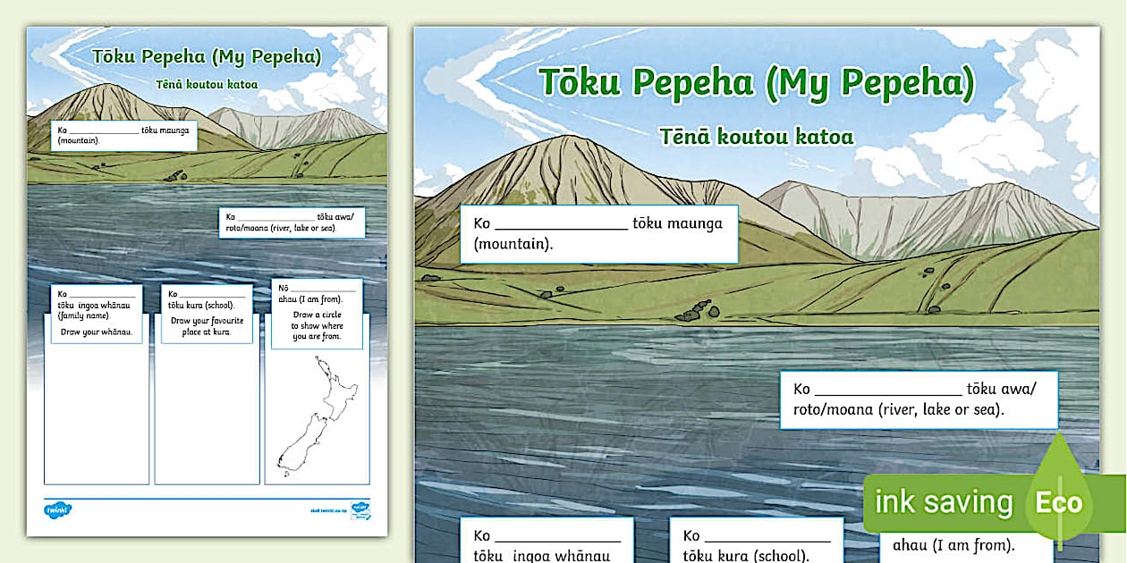Editable Visual Pepeha (teacher made) - Twinkl