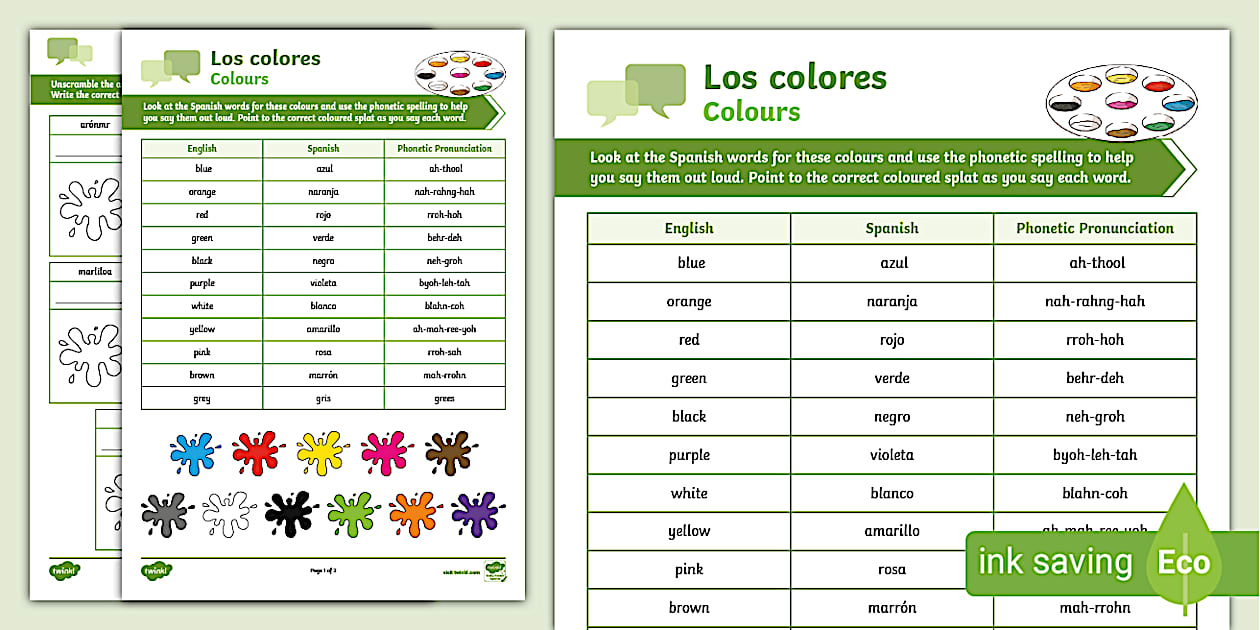 👉 Spanish: Colours Scramble (teacher made) - Twinkl