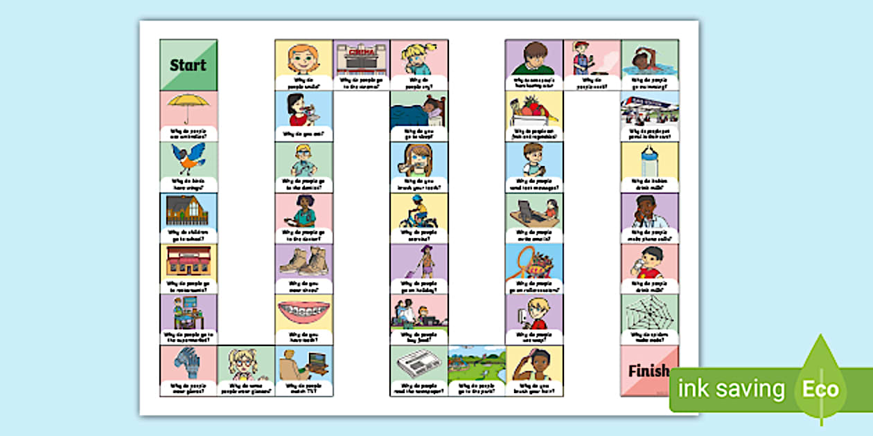 Editable Why Board Game (teacher made) - Twinkl