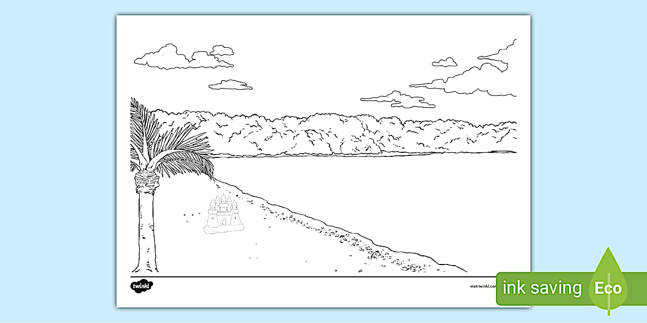 Caribbean Colouring (teacher made) - Twinkl