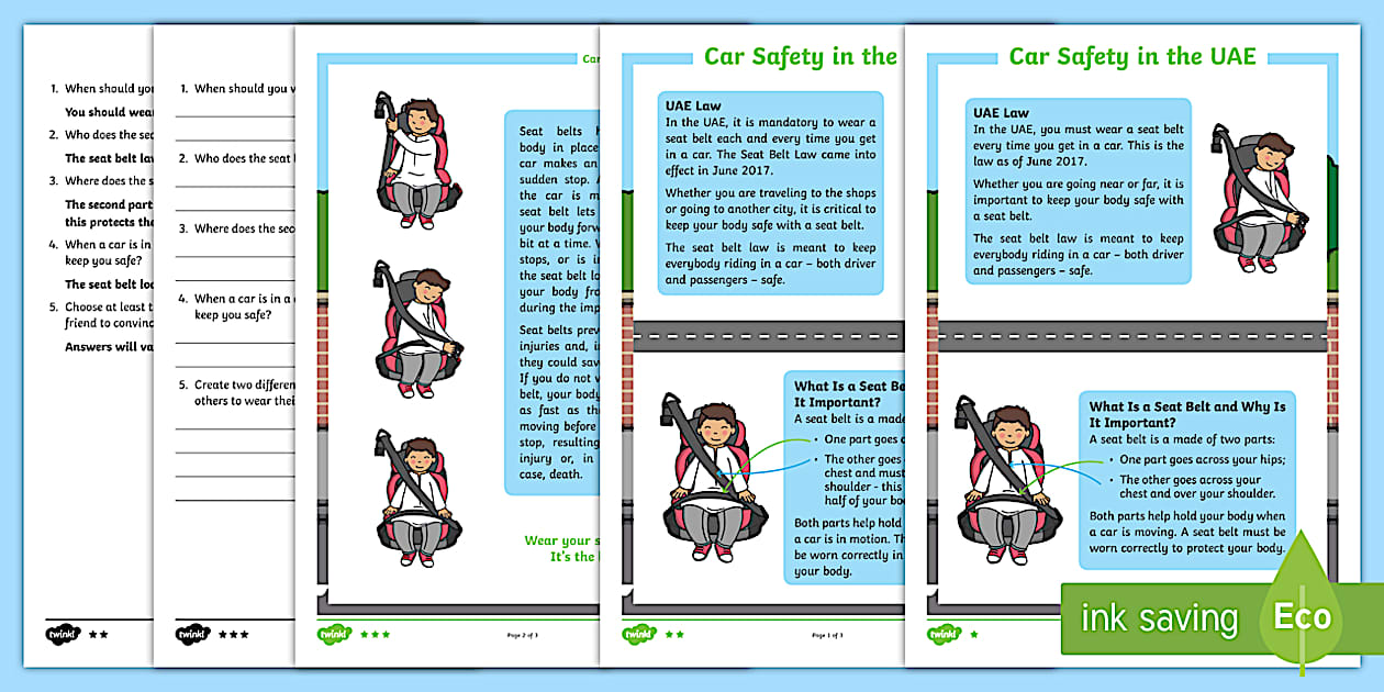 Lower Ability Car Safety in the UAE Differentiated Reading Comprehension