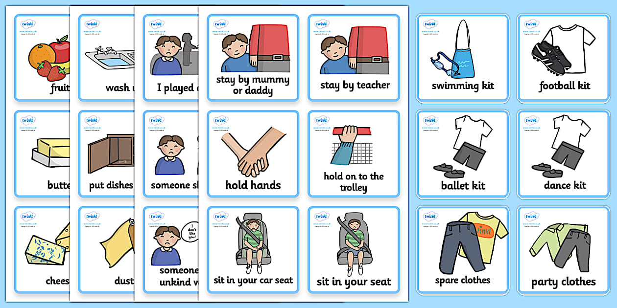 SEN Communication Cards Pack (Boy) - Daily Routine KS1
