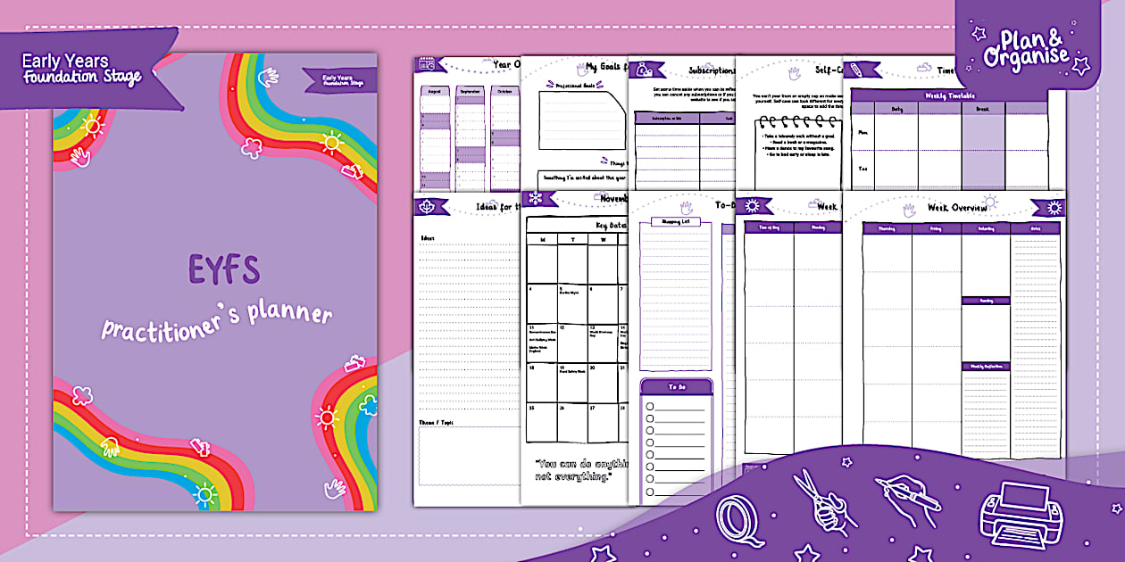 EYFS Practitioners Planner 2024-2025 (teacher made) - Twinkl