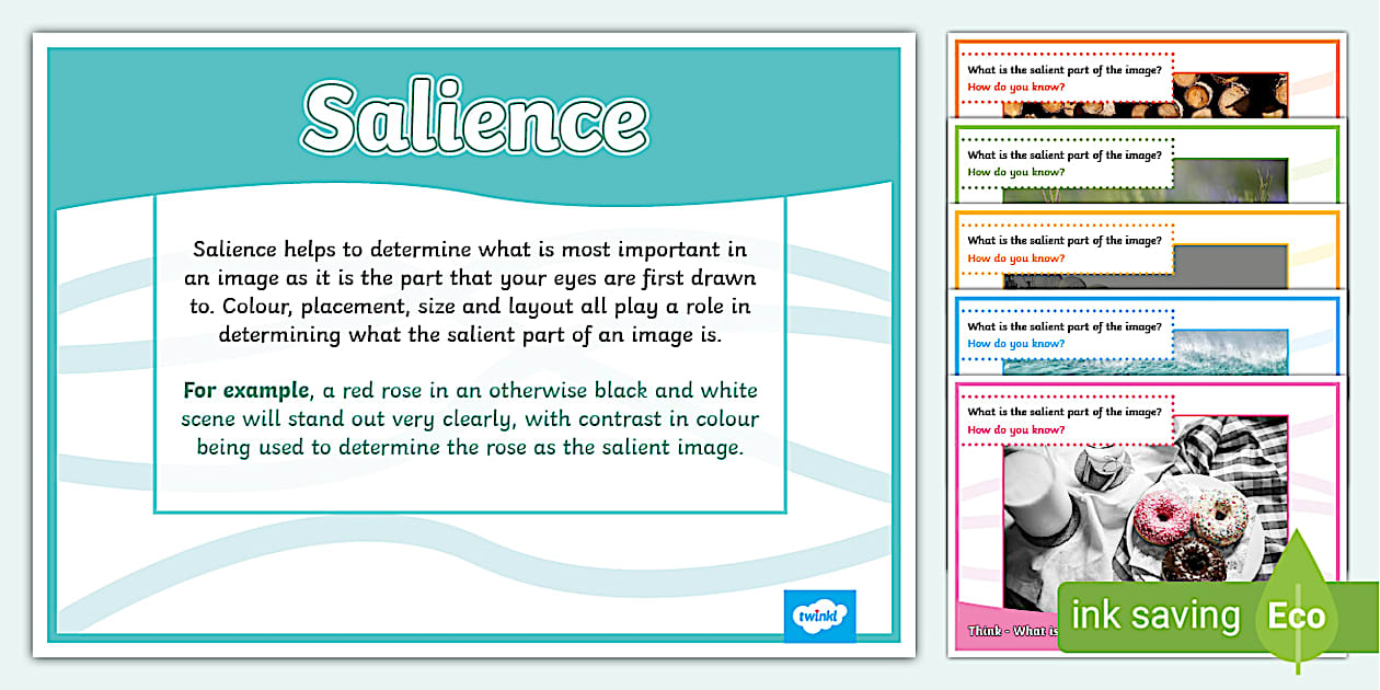 Salience Poster Display | Primary English and Art Resources