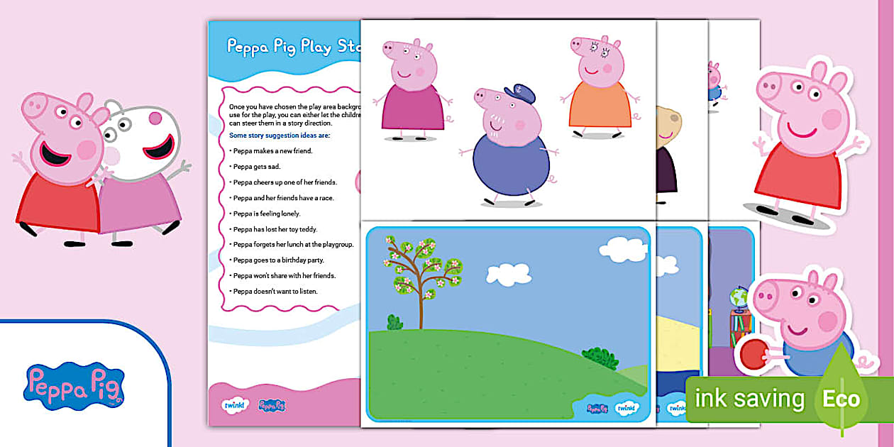 FREE! - Peppa Pig: Friendship Small World Stories with Characters